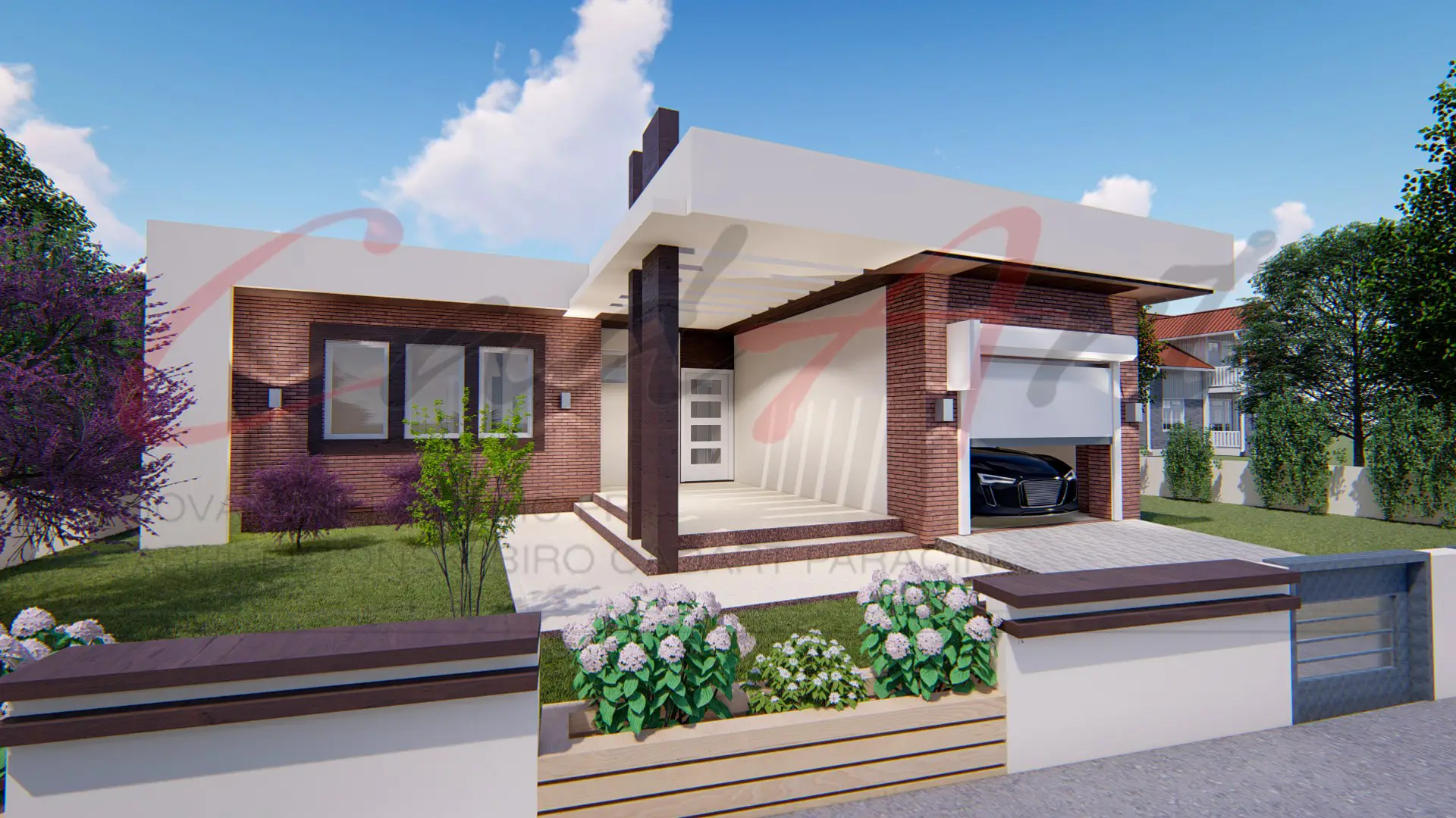 Moderna Prizemna Porodična Kuća (160m²): Projekat i Plan | Srbija ...